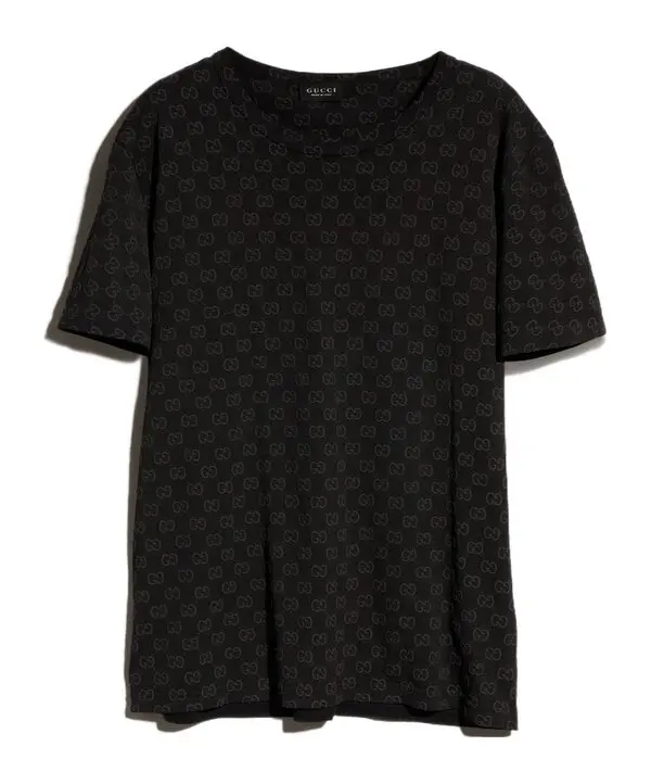 Gucci Printed Cotton Jersey T-shirt