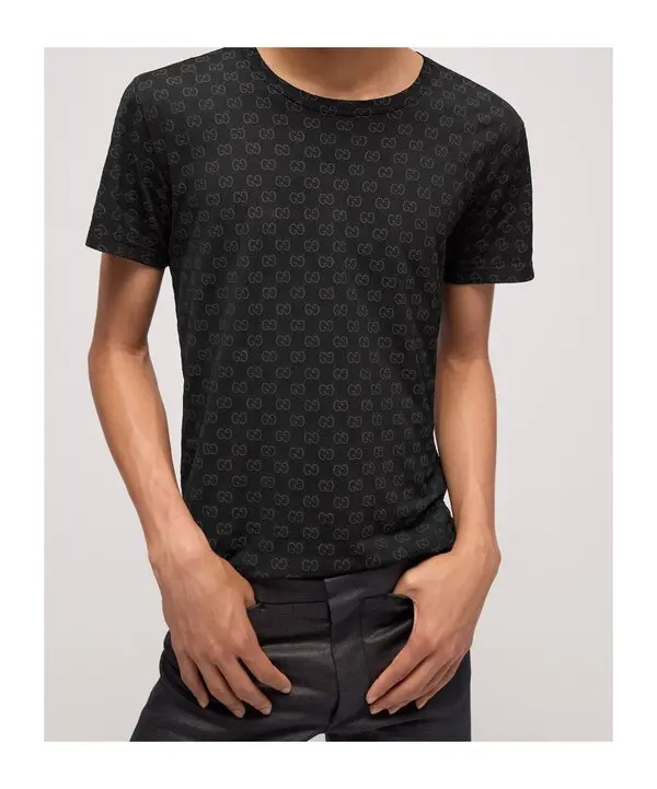 Gucci Printed Cotton Jersey T-shirt