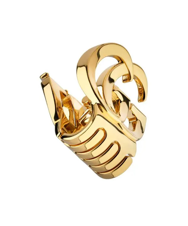 Gucci Double G Claw Clip - Gold