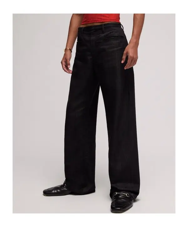 Gucci Loose Fit Cotton Blend Denim Pants