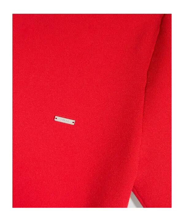 Gucci Fine Matte Viscose Short Sleeve Dress