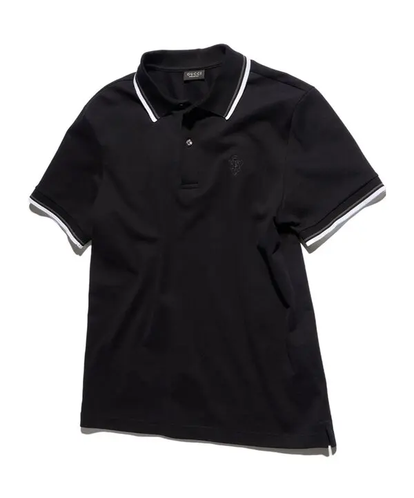 Gucci Cotton Piquet Polo Shirt With Embroidery
