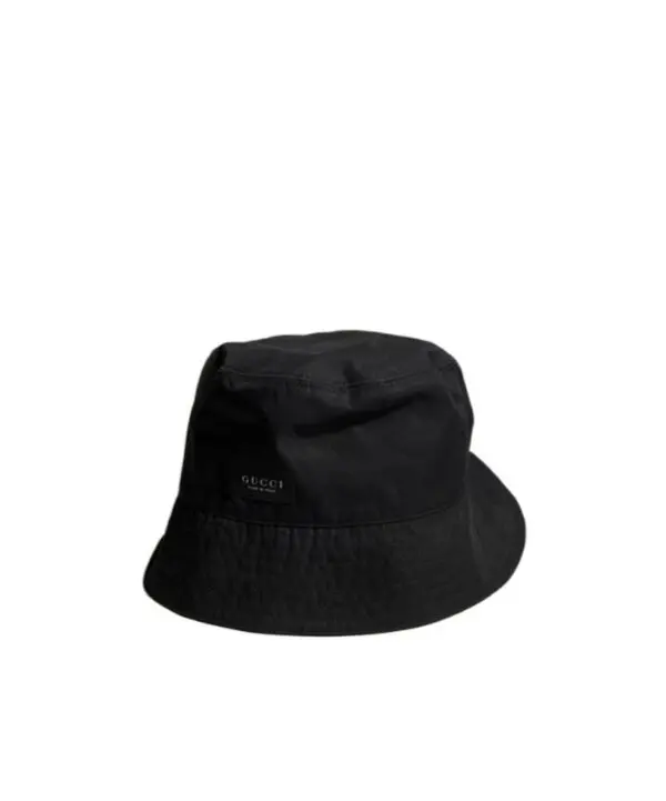 Gucci Cotton Canvas Bucket Hat - Black