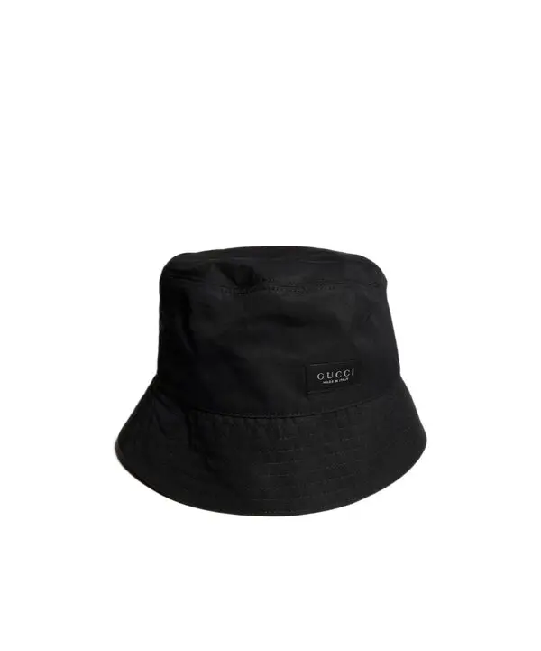 Gucci Cotton Canvas Bucket Hat - Black