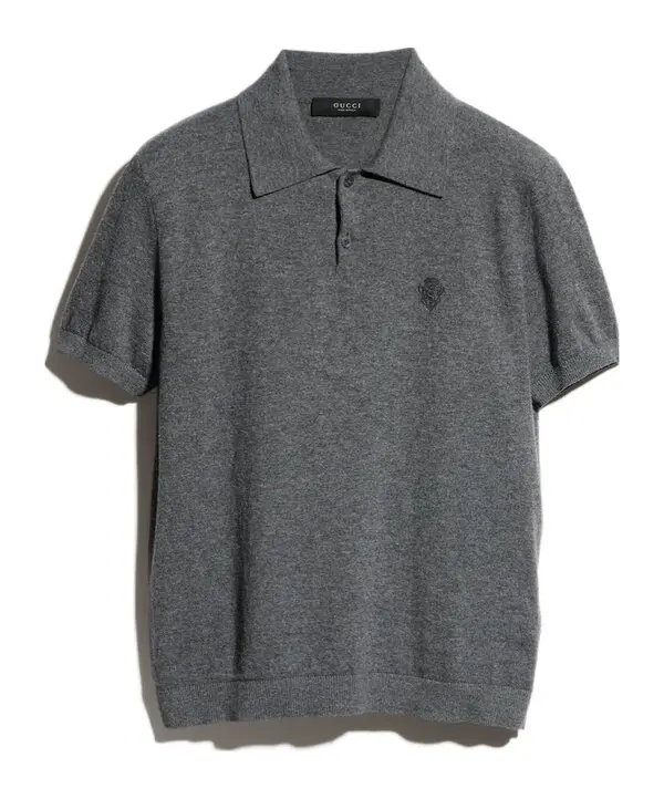 Gucci Fine Knit Polo Shirt