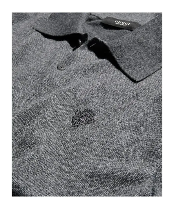Gucci Fine Knit Polo Shirt