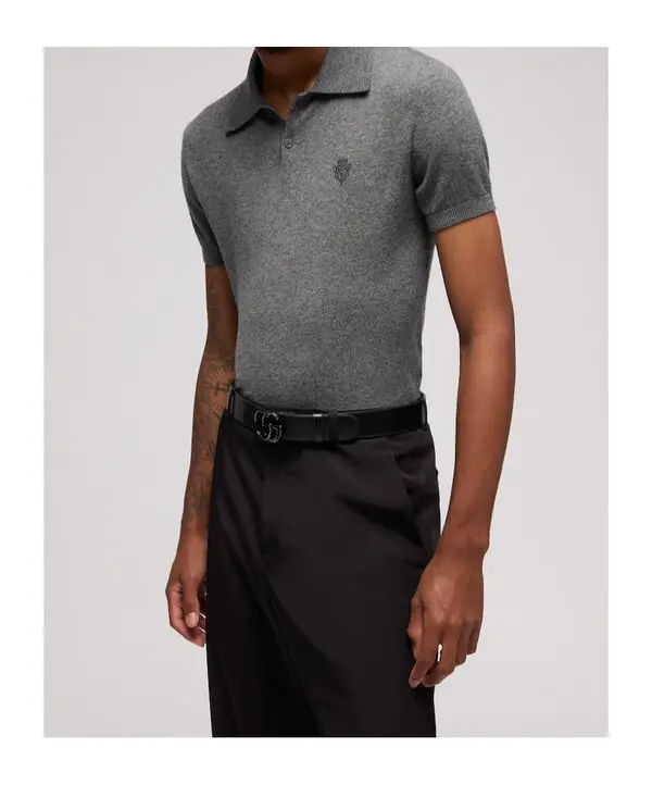 Gucci Fine Knit Polo Shirt