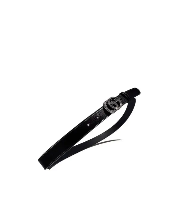 Gucci Double G Buckle Belt - Black