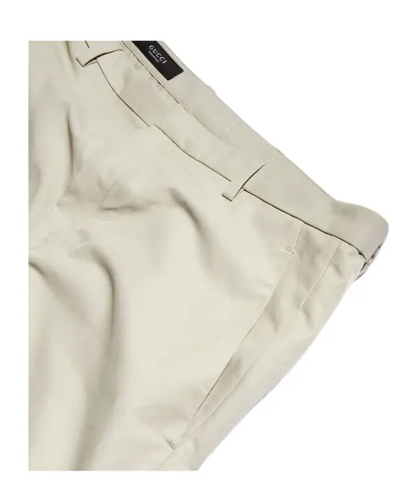 Gucci Lightweight Cotton Nylon Twill Pants