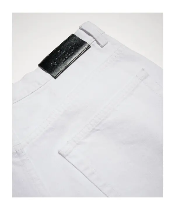 Gucci Washed Cotton Denim Pants