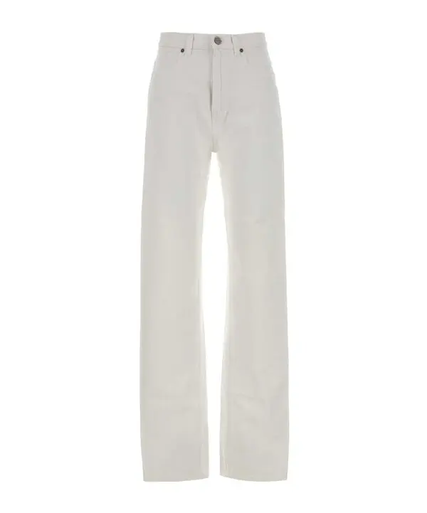 Gucci Washed Cotton Denim Pants - White