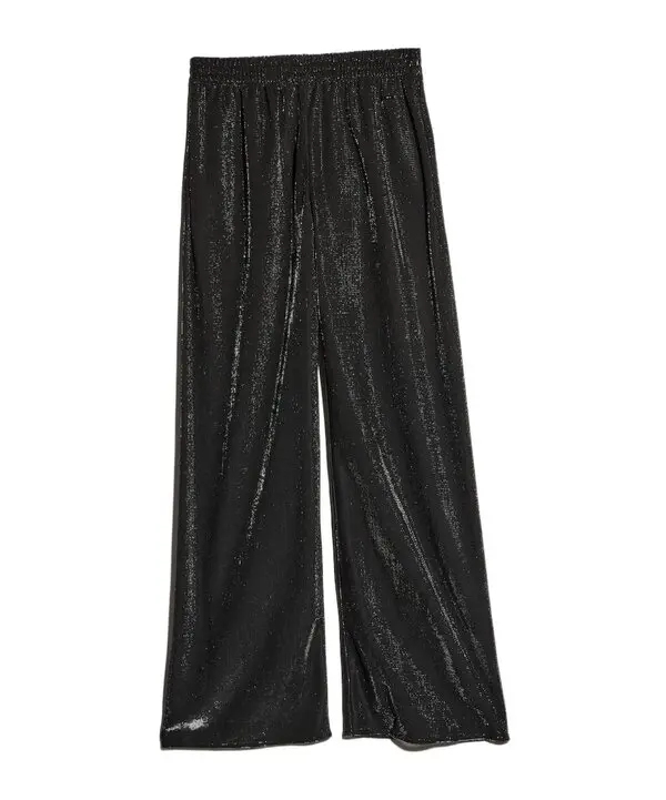 Gucci Jersey Pants With Iridescent Effect - Black