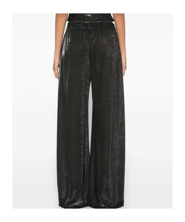 Gucci Jersey Pants With Iridescent Effect - Black