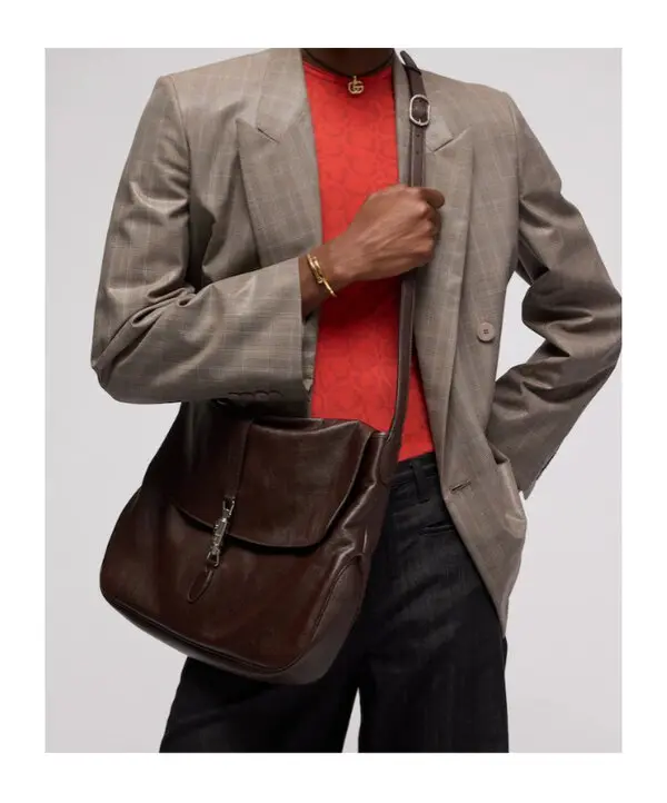 Gucci Jackie Flap Large Crossbody Bag