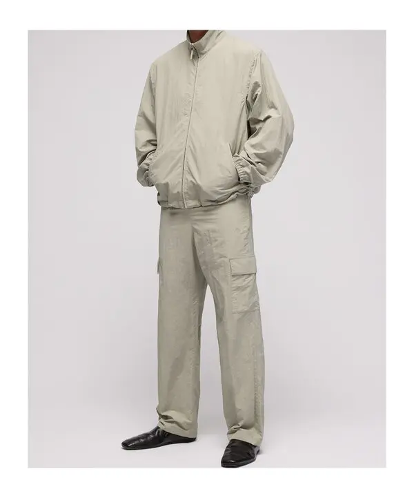 Gucci Froissé Nylon Faille Cargo Pants