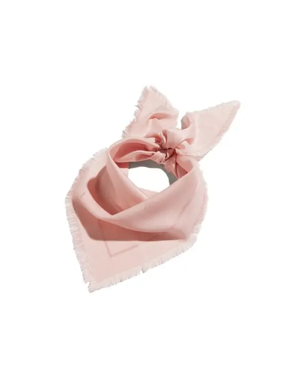 Gucci Double G Silk Wool Shawl - Light Pink
