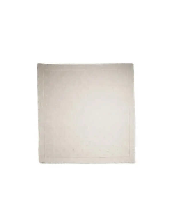 Gucci Double G Silk Wool Shawl - Ivory
