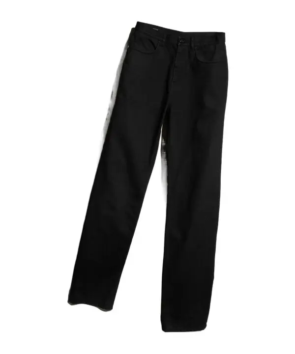 Gucci Washed Cotton Denim Pants - Black