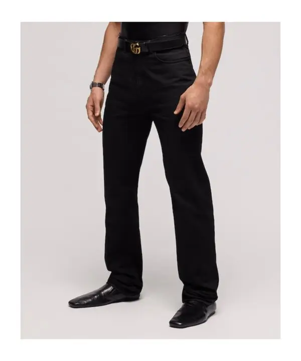 Gucci Washed Cotton Denim Pants