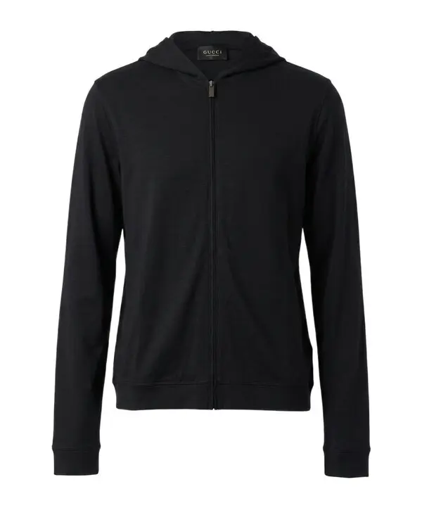 Gucci Soft Rayon Jersey Zip Jacket