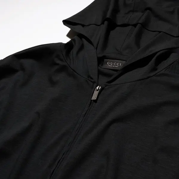 Gucci Soft Rayon Jersey Zip Jacket