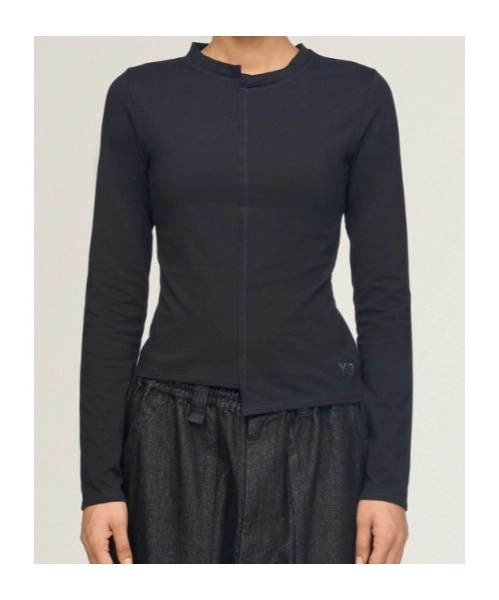 Y3 Fitted Long Sleeve Tee