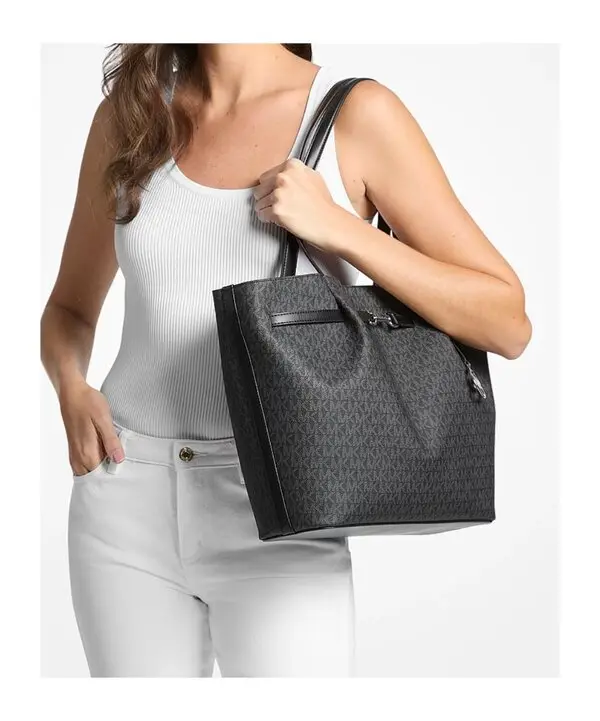 Michael Kors Carson Large Signature Logo Tote Bag