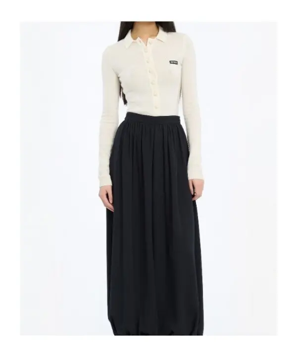 ROTATE BY BIRGER CHRISTENSEN Knitted Polo Top