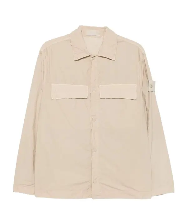 Stone Island Logo-patch Pocket Shirt