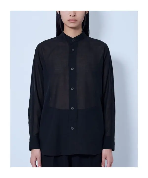Issey Miyake Panelled Long Sleeve Shirt