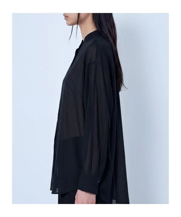 Issey Miyake Panelled Long Sleeve Shirt