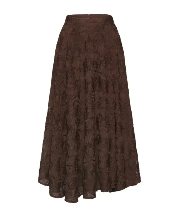 ROTATE BY BIRGER CHRISTENSEN Floral-mesh Sun Skirt