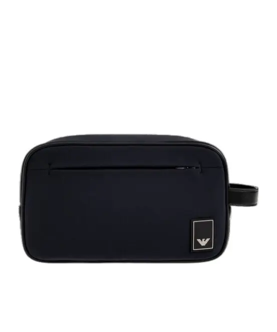 Emporio Armani Zippered Toiletry Bag With Handle - No