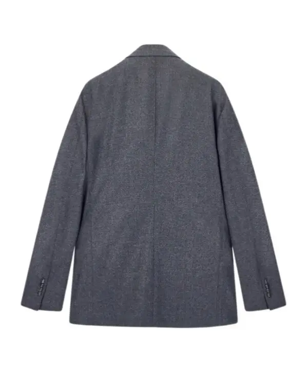 Giorgio Armani Unlined Single-breasted Stretch Cashmere Jacket With Two Buttons
