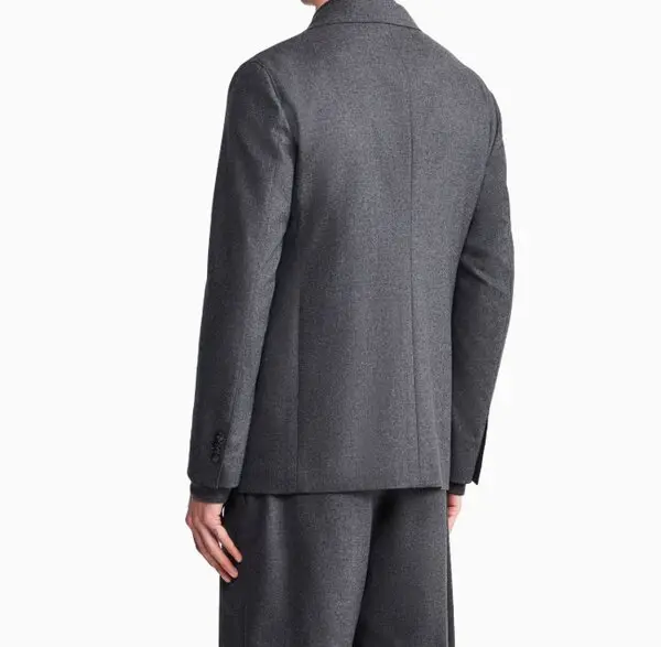 Giorgio Armani Unlined Single-breasted Stretch Cashmere Jacket With Two Buttons