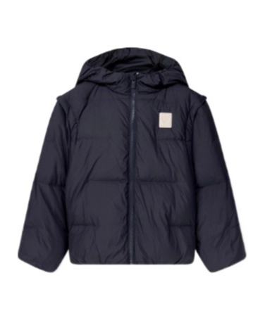 Giorgio Armani Quilted Down Jacket With Hood And Full-length Zip