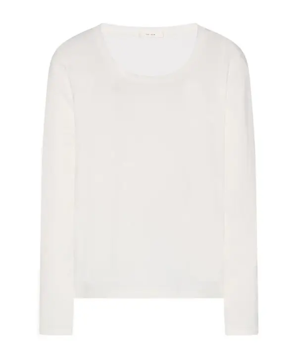 THE ROW Kalto Long Sleeve T-shirt - Off-white
