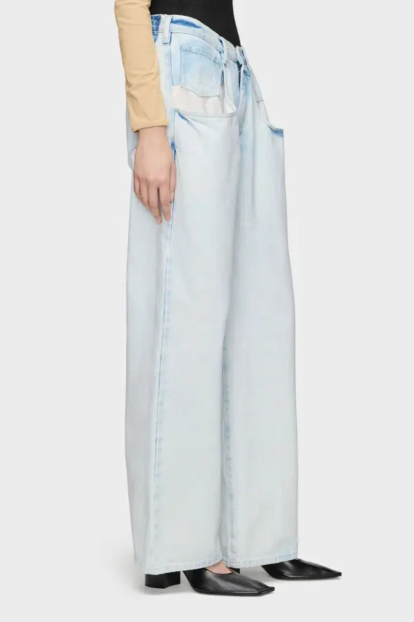 MAISON MARGIELA Bleached Straight-leg Jeans