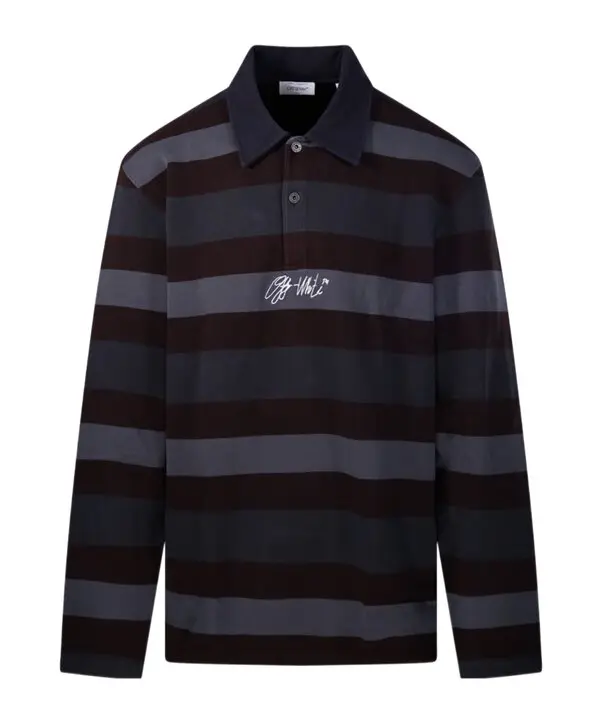 Off-White Long-sleeve Polo Shirt