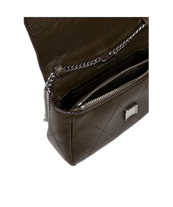 Tory Burch Mini Charlie Quilted Top-handle Crossbody