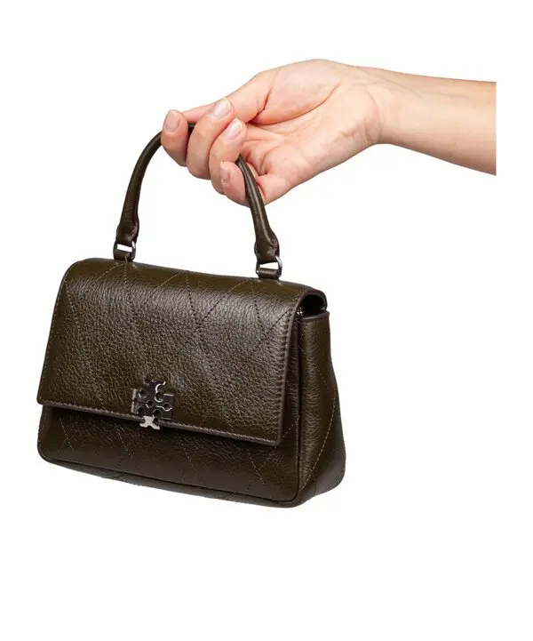 Tory Burch Mini Charlie Quilted Top-handle Crossbody