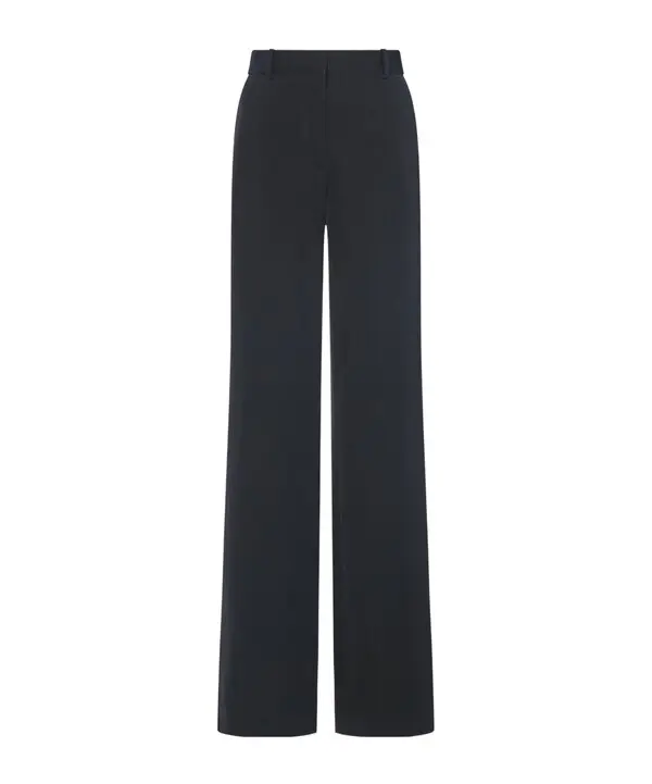 THE ROW Coleman Wool Gabardine Bootcut Trousers