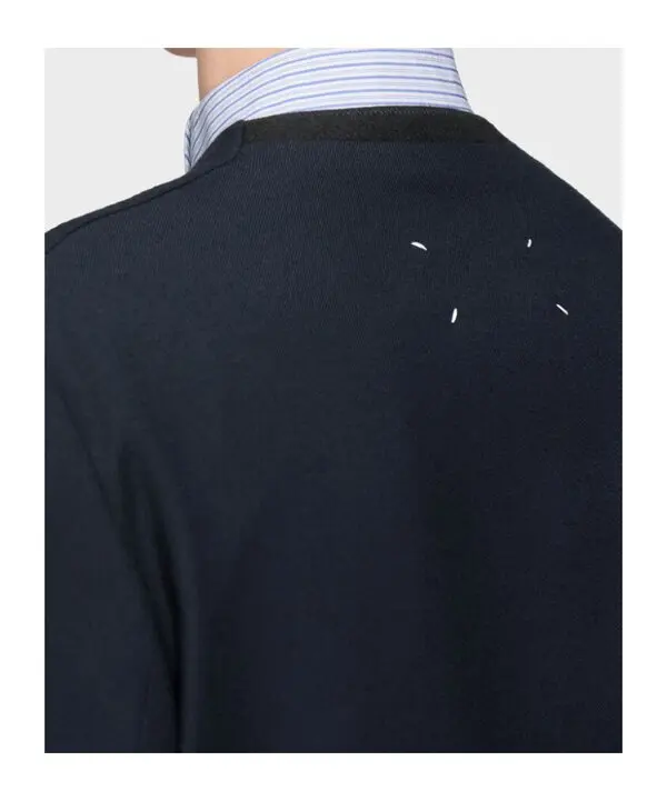 MAISON MARGIELA Open-front Collarless Jacket In Virgin Wool