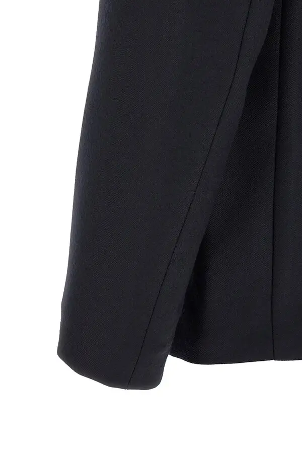 MAISON MARGIELA Lapel-free Blazer In Virgin Wool