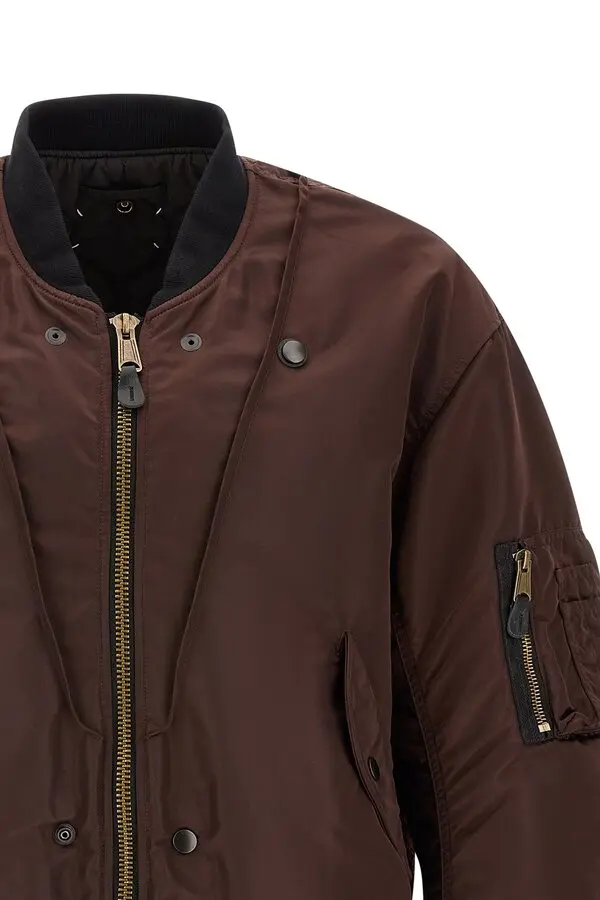 MAISON MARGIELA Reversible Zip-up Bomber Jacket