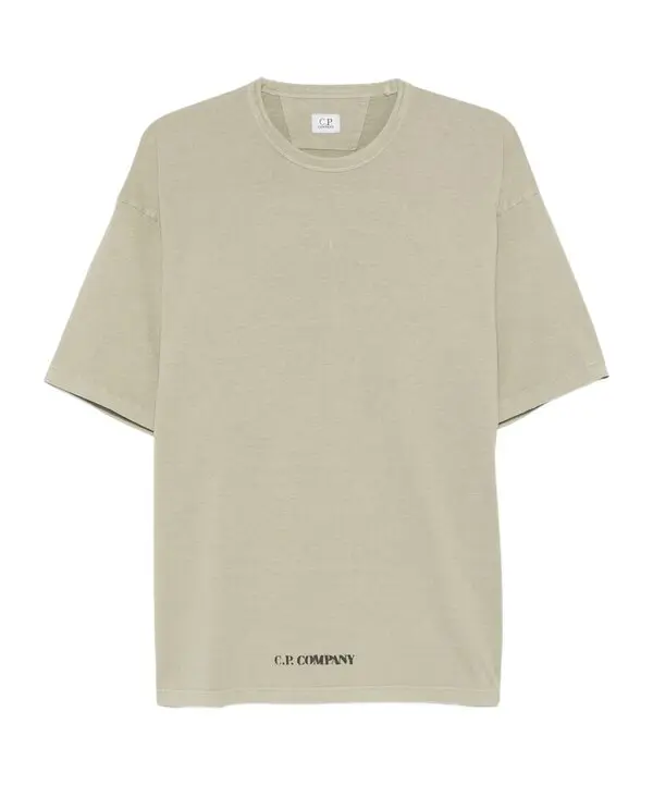 C.P. COMPANY Logo-print T-shirt - Green