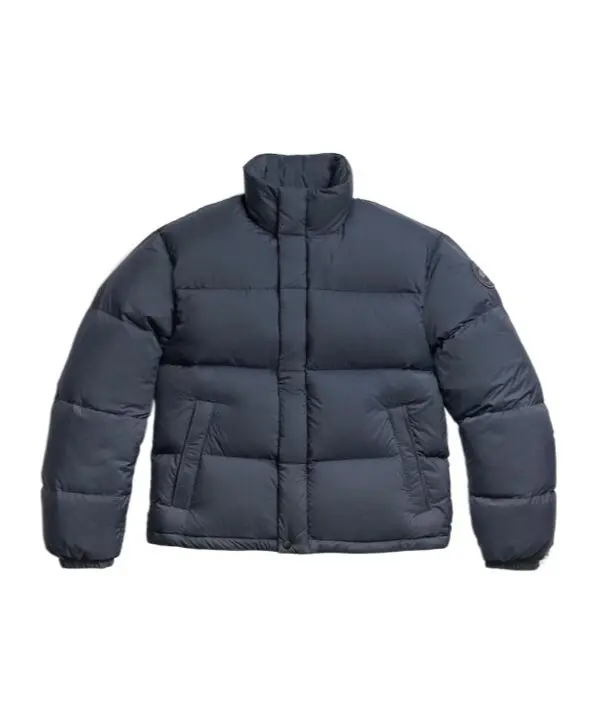 Canada Goose Logo Patch High-neck Down Jacket - Mulan