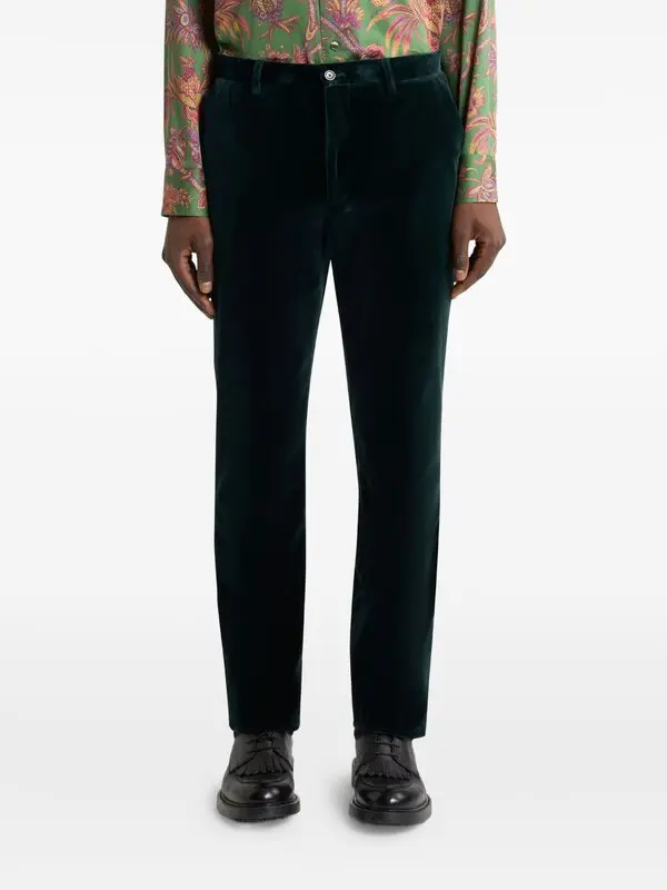 Etro Stretch Velvet Trousers