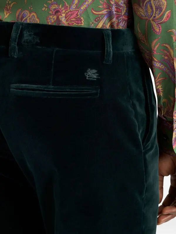 Etro Stretch Velvet Trousers