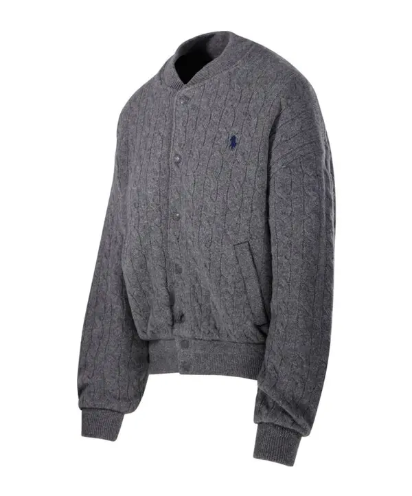 Polo Ralph Lauren Cable-knit Bomber Jacket
